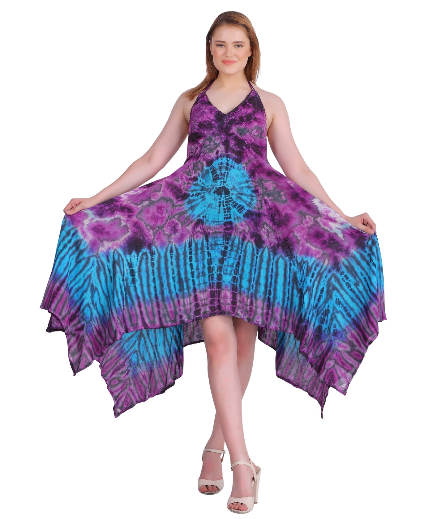 Tie Dye Acid Wash Dress (S/M-1X/2X) 4 Colors ADL30331 – Advance ...