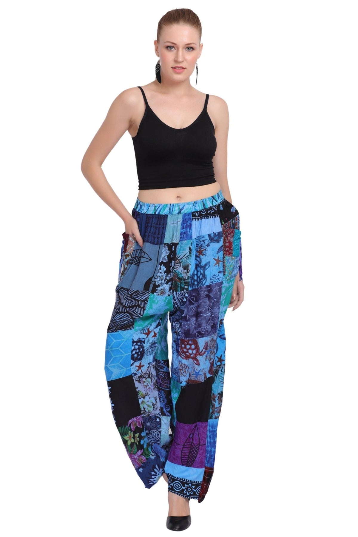 Boho Patchwork Pants PAT-3257 – Advance Apparels Inc