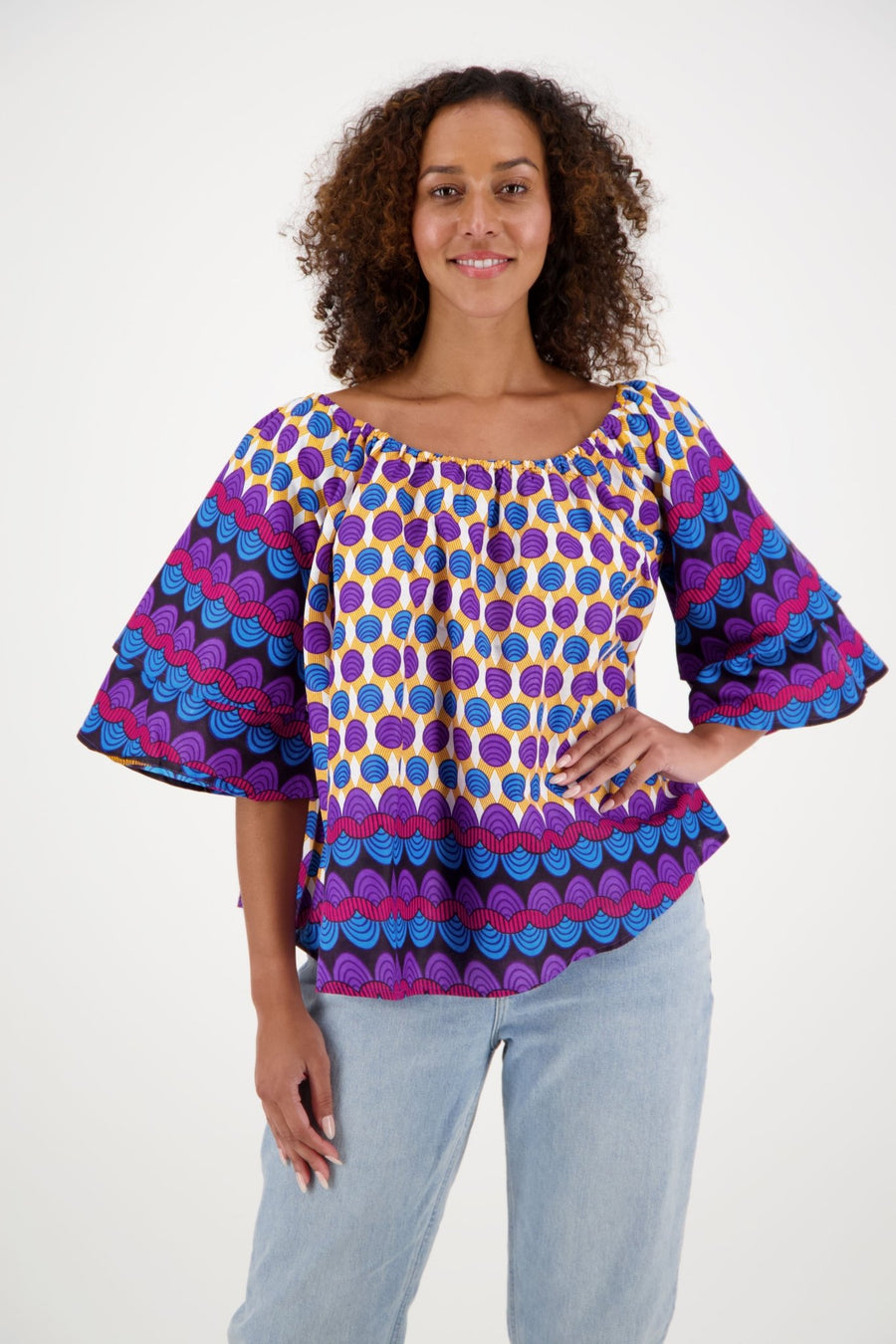 Buy African Print Tops and Blouses Online | AAShopUSA – Advance ...